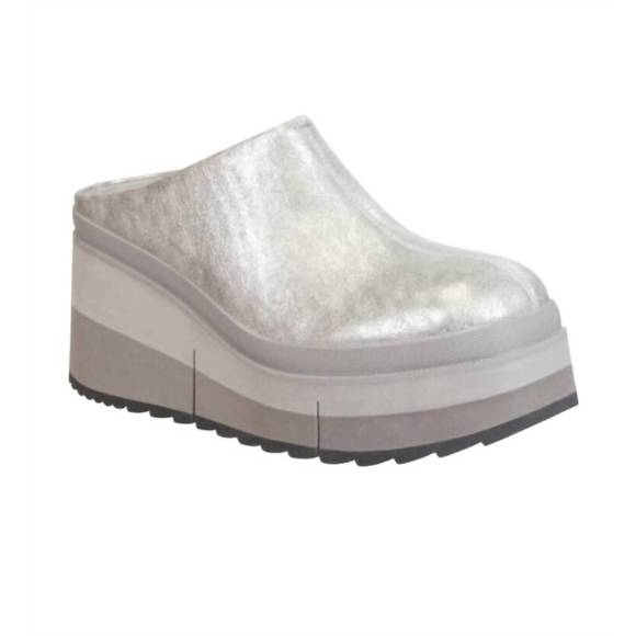 Naked Feet | Shoes | New Naked Feet Platform Clogs In Coach Silver ...